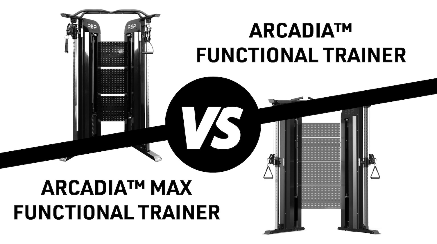The Arcadia™ Functional Trainer vs. the Arcadia™ Max Functional Trainer ...