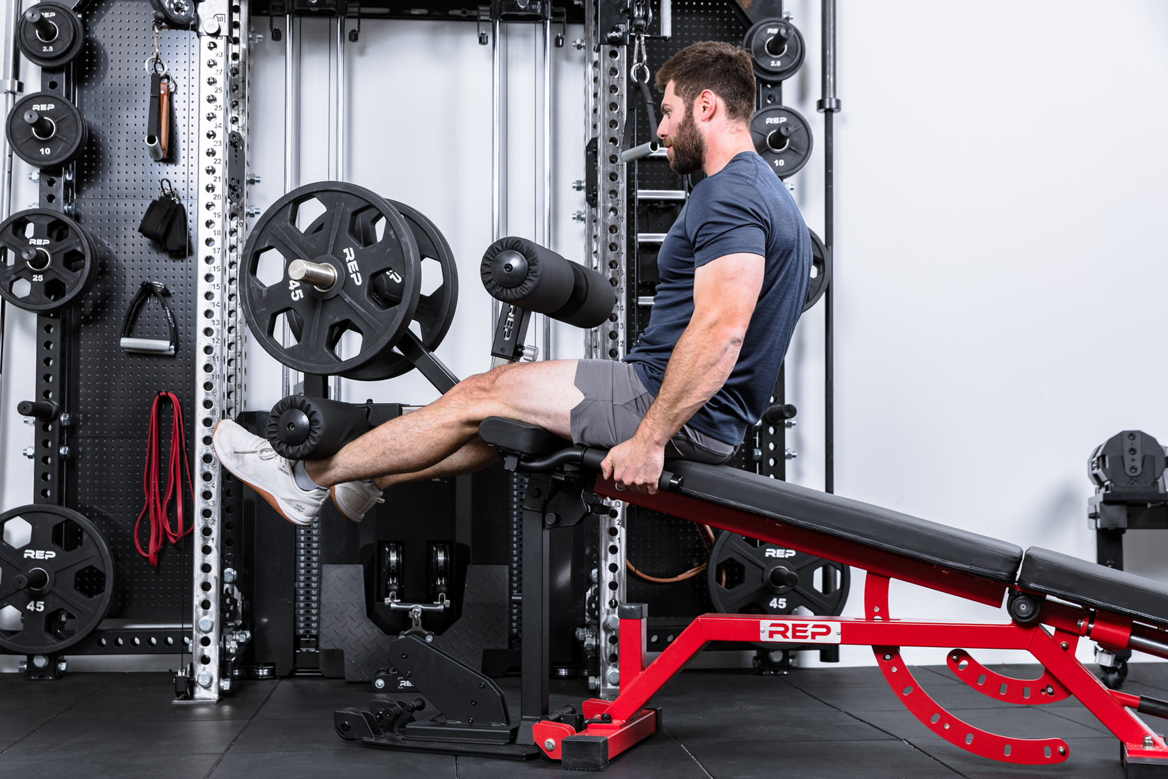Leg Extension & Leg Curl Bench Attachment – REP Fitness